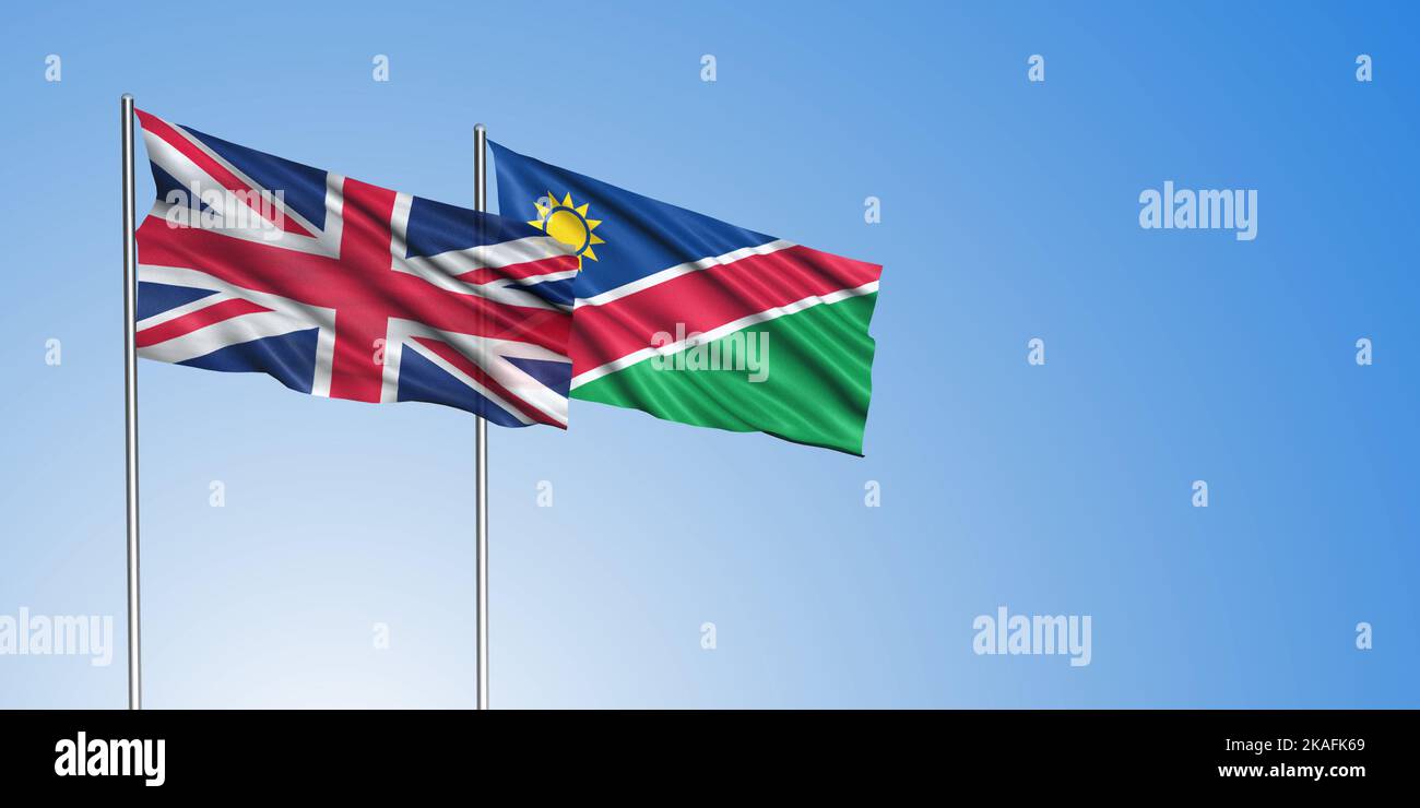 England namibia flag hi-res stock photography and images - Alamy
