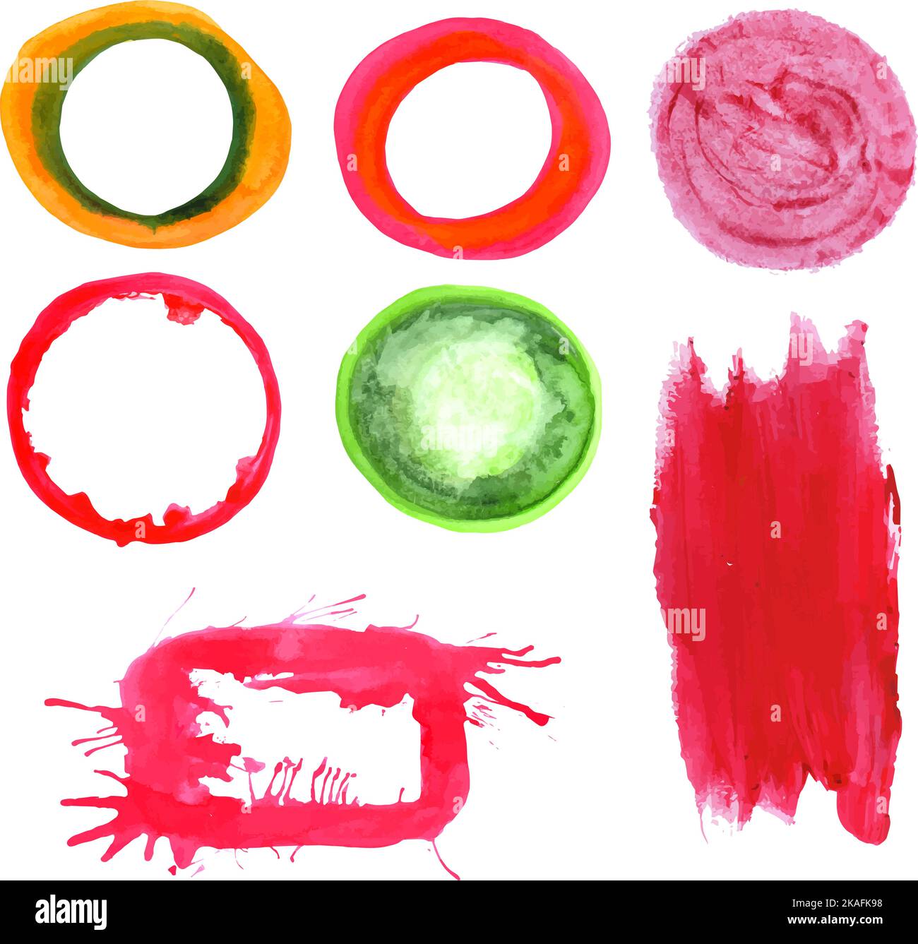 Collection of design elements. Frames and borders Stock Vector Image ...