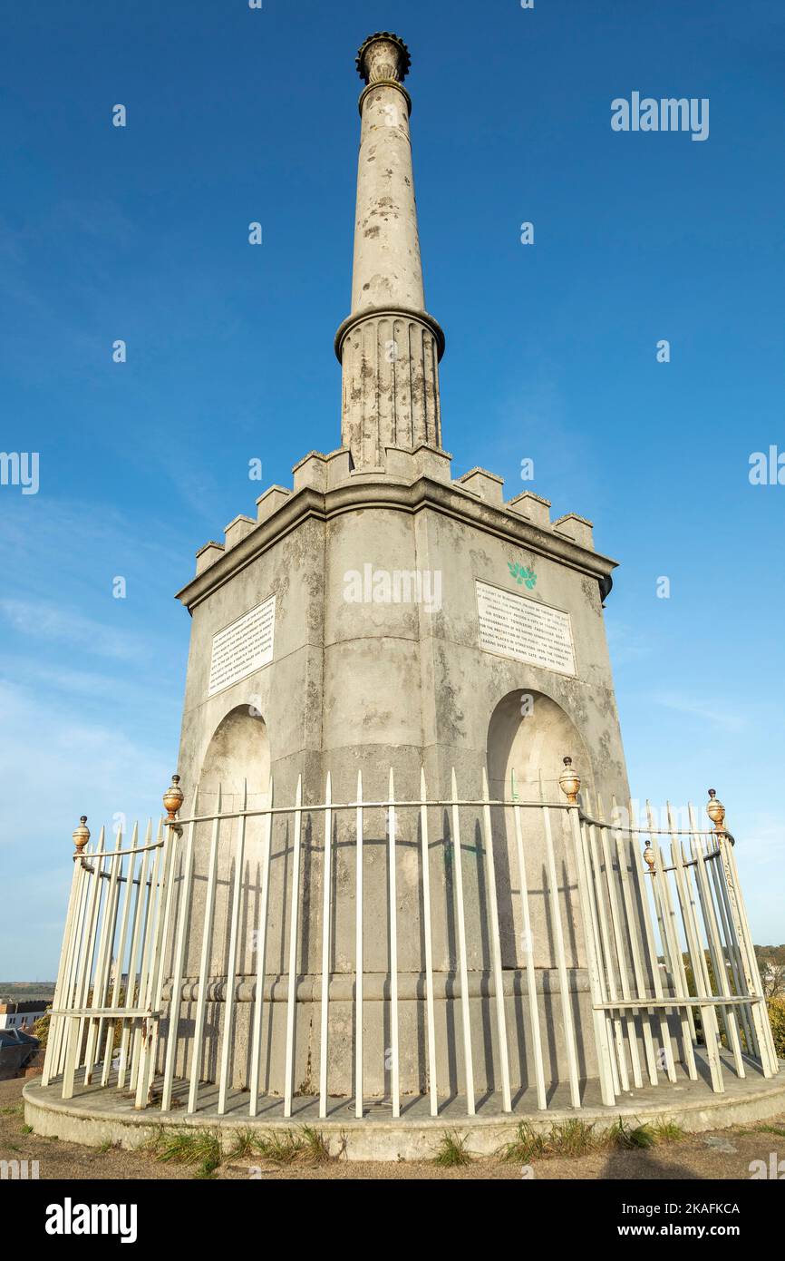 Obelisk on Dane John Mound, Canterbury, Kent, England, Great Britain ...