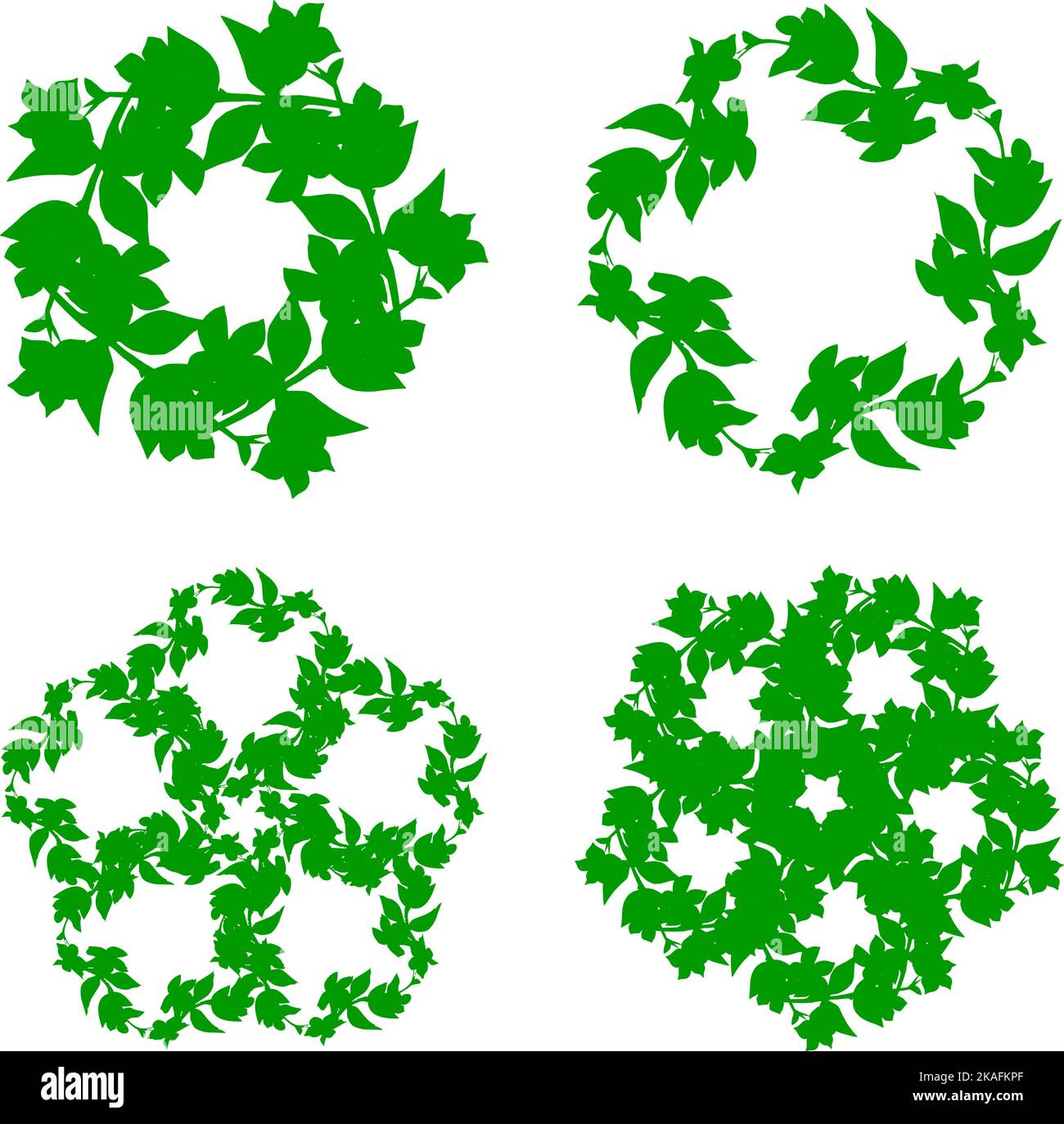 Collection of design elements. Frames and borders Stock Vector Image ...