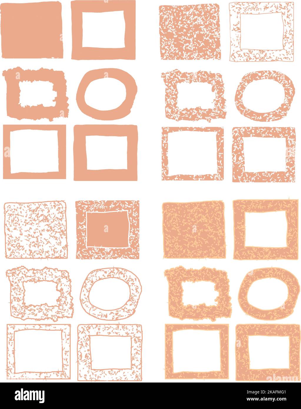 Collection of design elements. Frames and borders Stock Vector Image ...