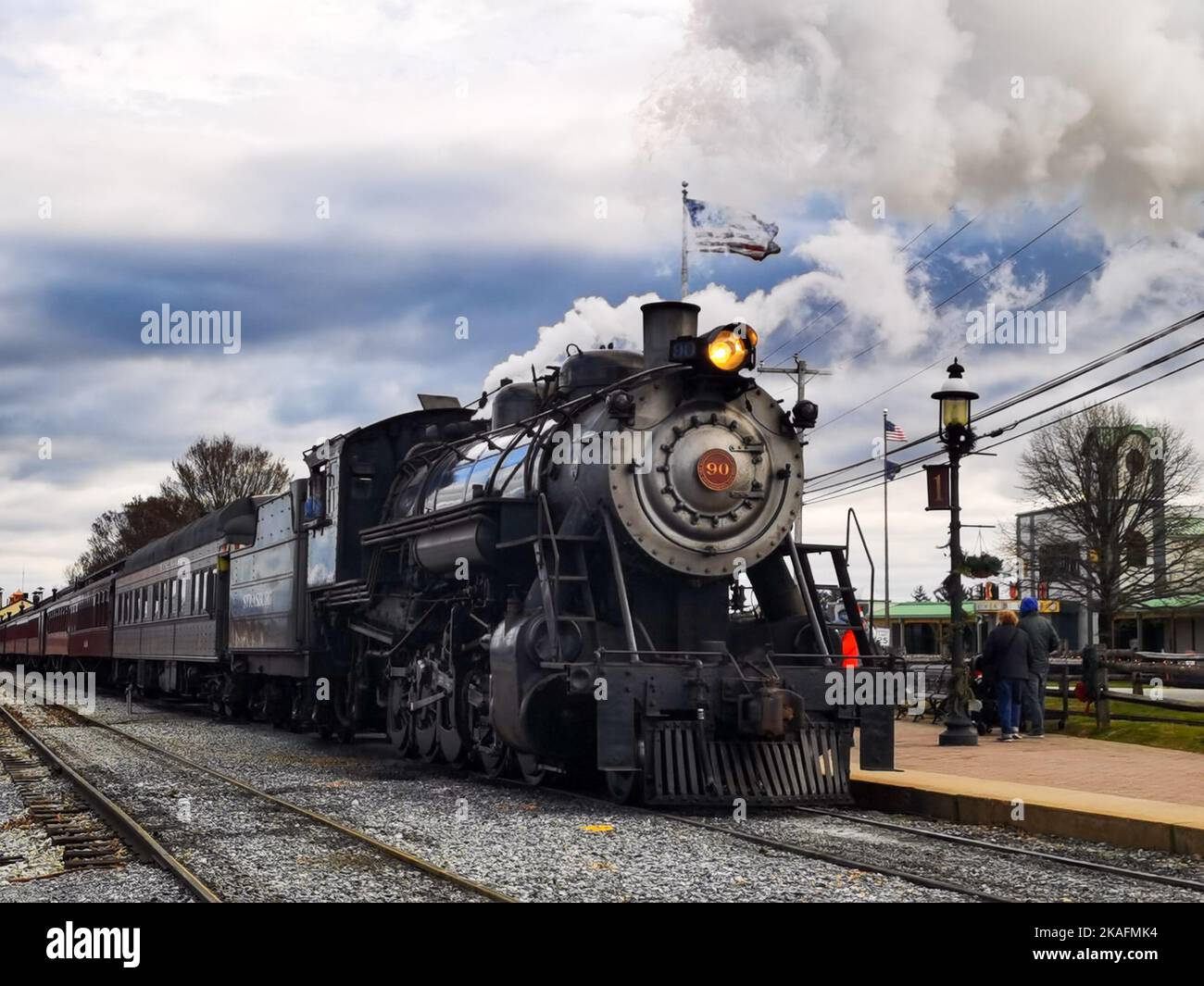 American railway locomotive hi-res stock photography and images - Alamy