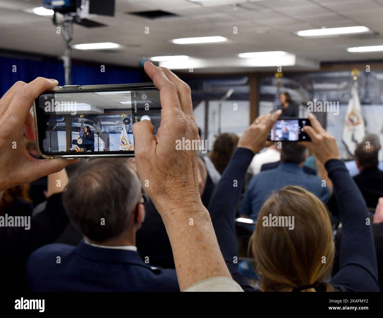 Boston, United States. 02nd Nov, 2022. US Vice President Kamala Harris ...