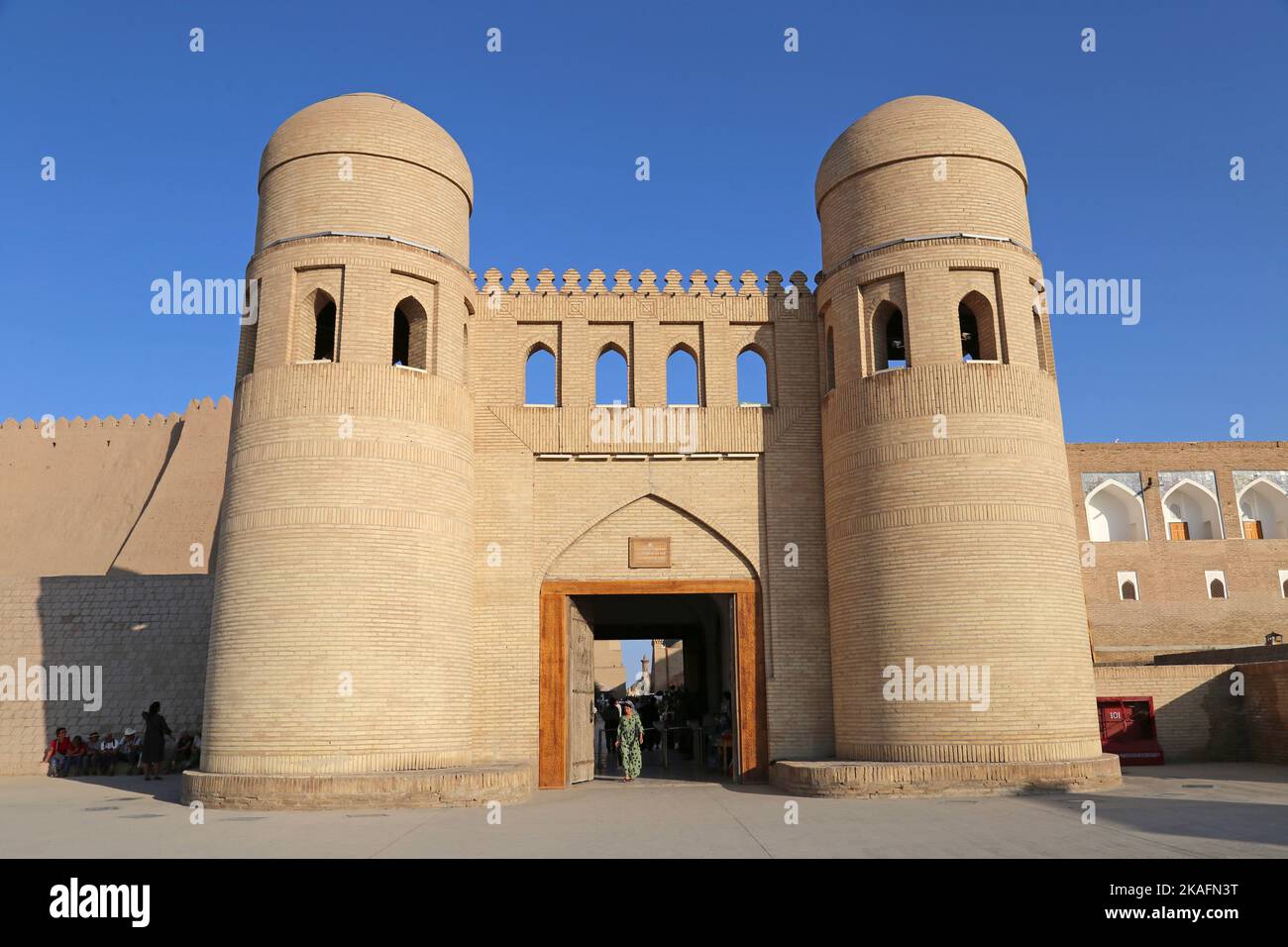 Ata Darvoza (Father's Gate) or West Gate, Ichan Kala (Inner Fortress ...