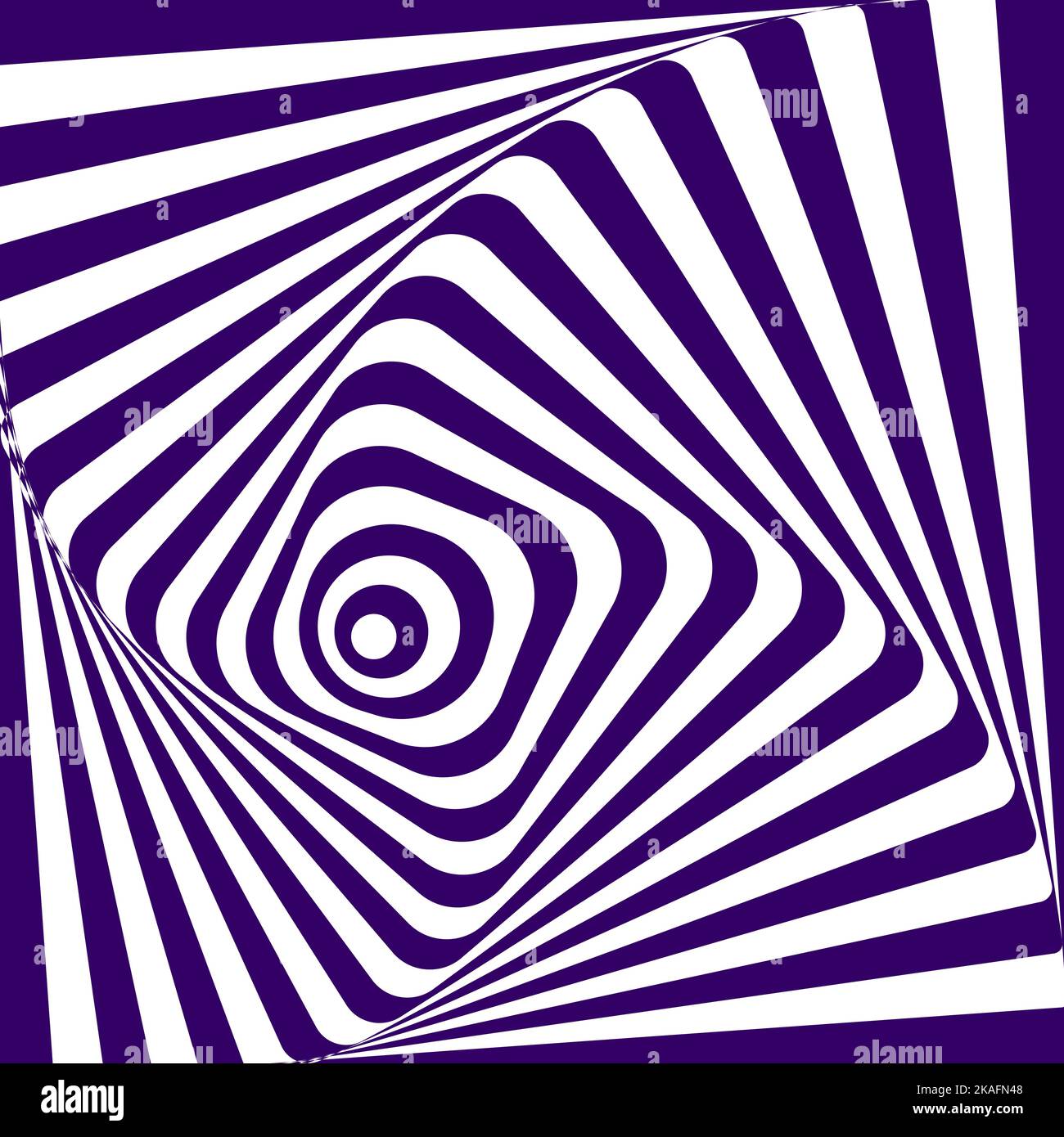 Abstract twisted black and white background. Optical illusion of ...