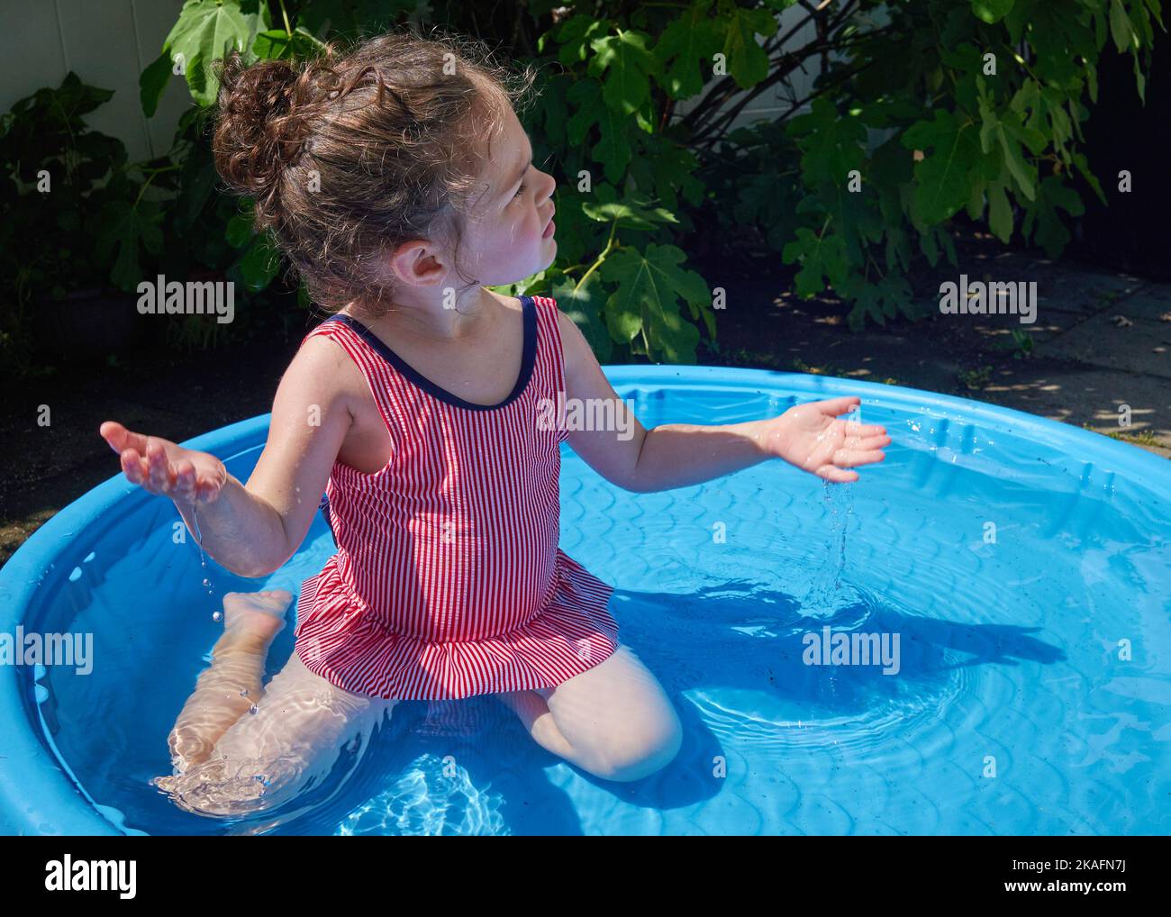 Backyard pool kids hi-res stock photography and images - Alamy