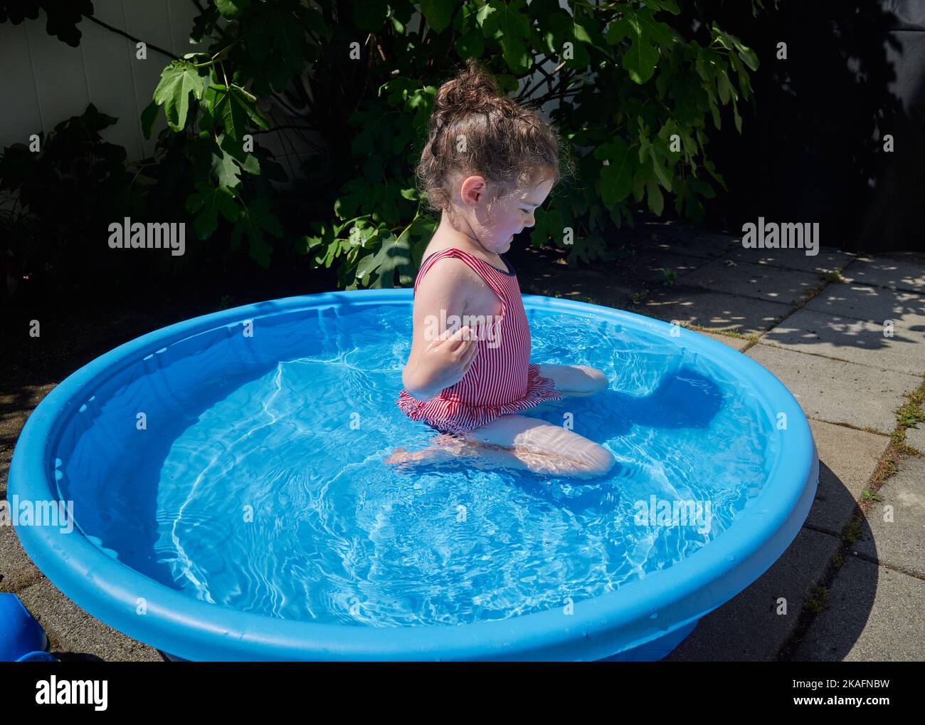 Backyard pool kids hi-res stock photography and images - Alamy