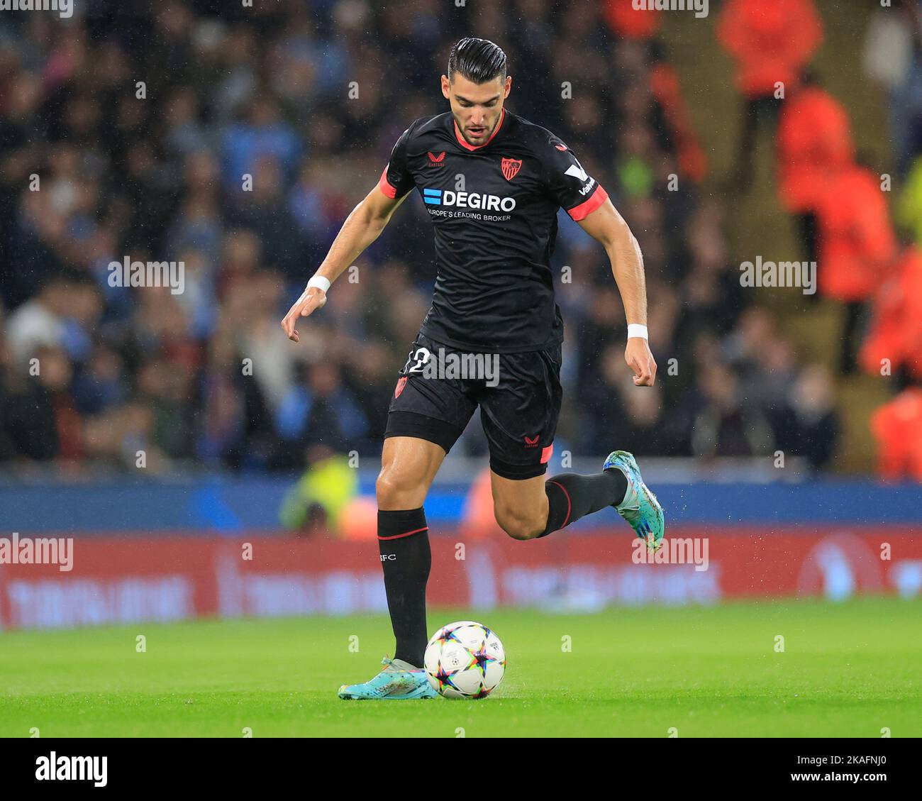 Rafa Mir #12 of Sevilla during the UEFA Champions League match ...