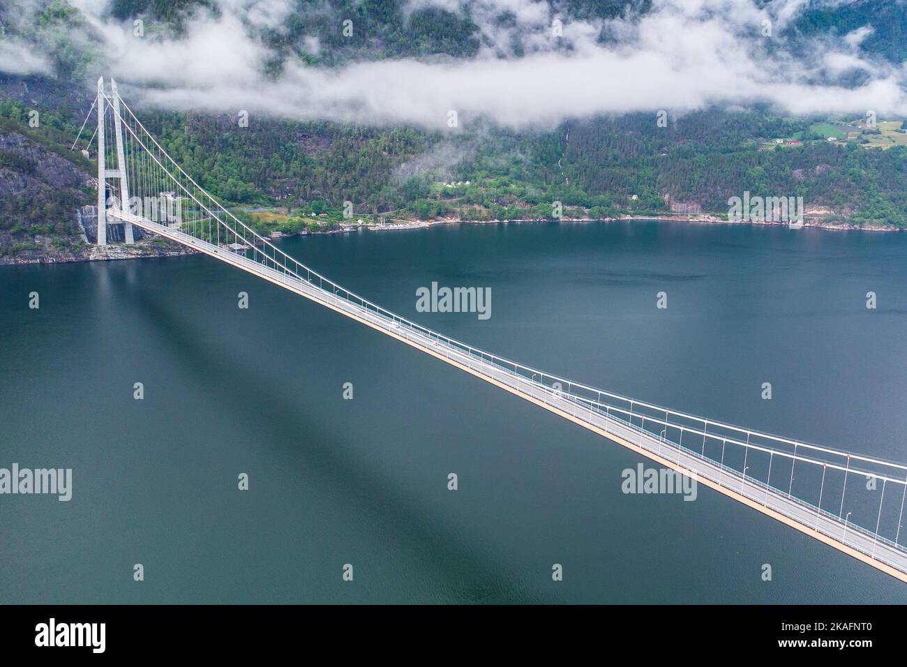 One of the longest suspension bridges in the world hi-res stock ...