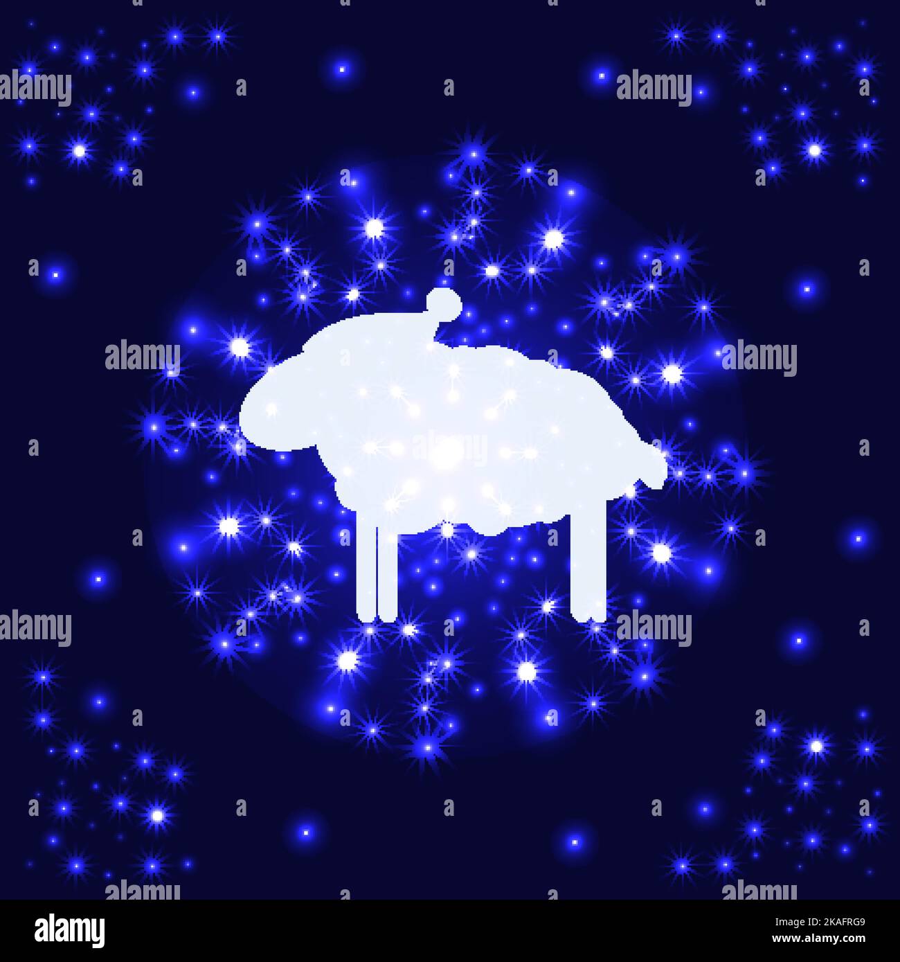 Funny white sheep silhouette. Hand drawn vector illustration Stock ... Funny white sheep silhouette. Hand drawn vector illustration Stock ...