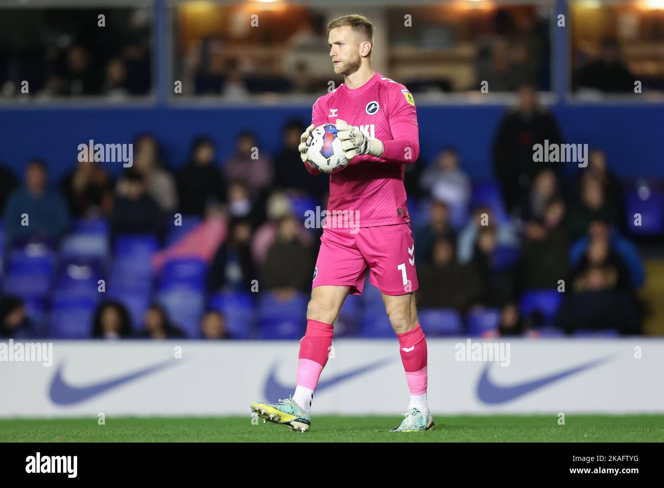 George Long #1 of Millwall during the Sky Bet Championship match ...