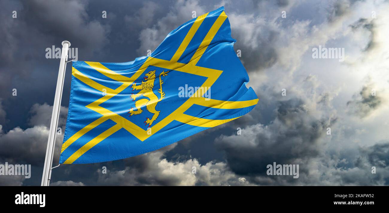 The East Lothian flag is the flag of the Scottish county of East ...