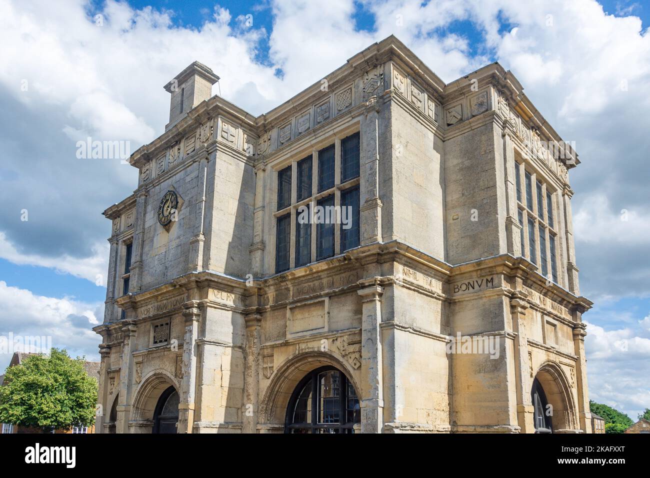 The 16th century Rothwell Market House, Market Hill, Rothwell ...