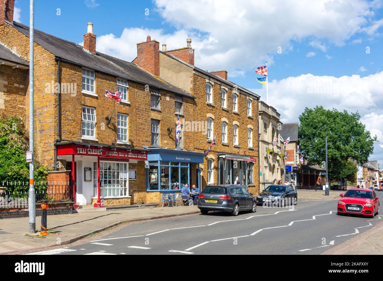 Market Hill, Rothwell, Northamptonshire, England, United Kingdom Stock ...
