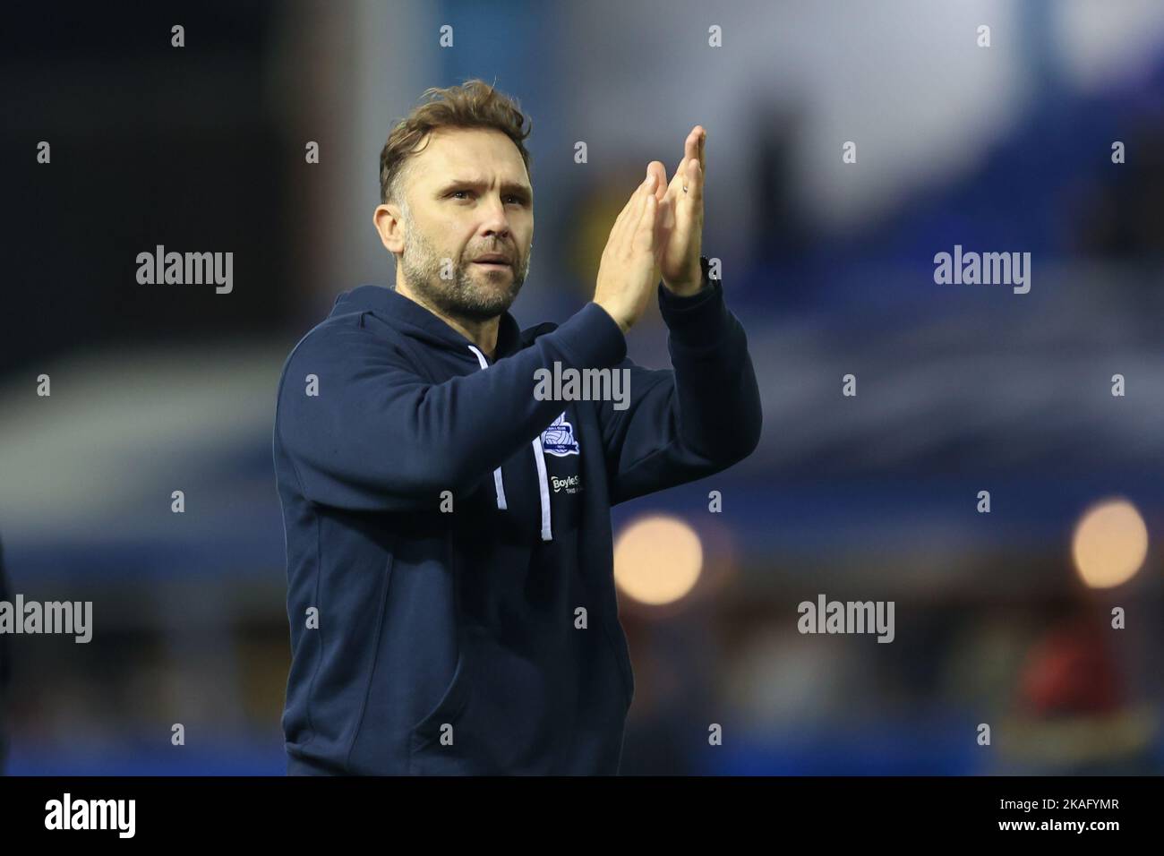 John Eustace Manager of Birmingham City following the Sky Bet ...