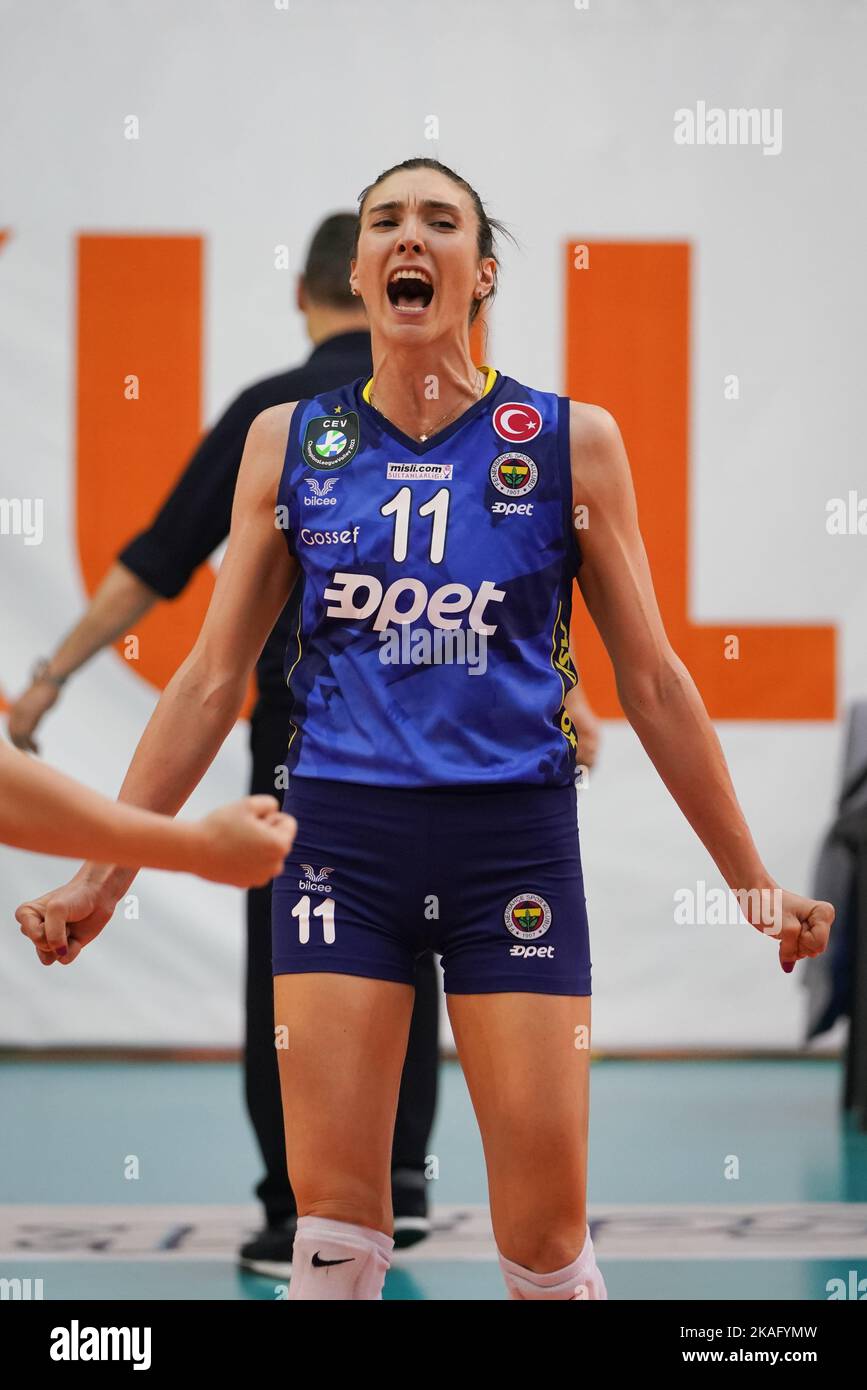 ISTANBUL, TURKEY - APRIL 25, 2022: Naz Aydemir Akyol in Eczacibasi ...