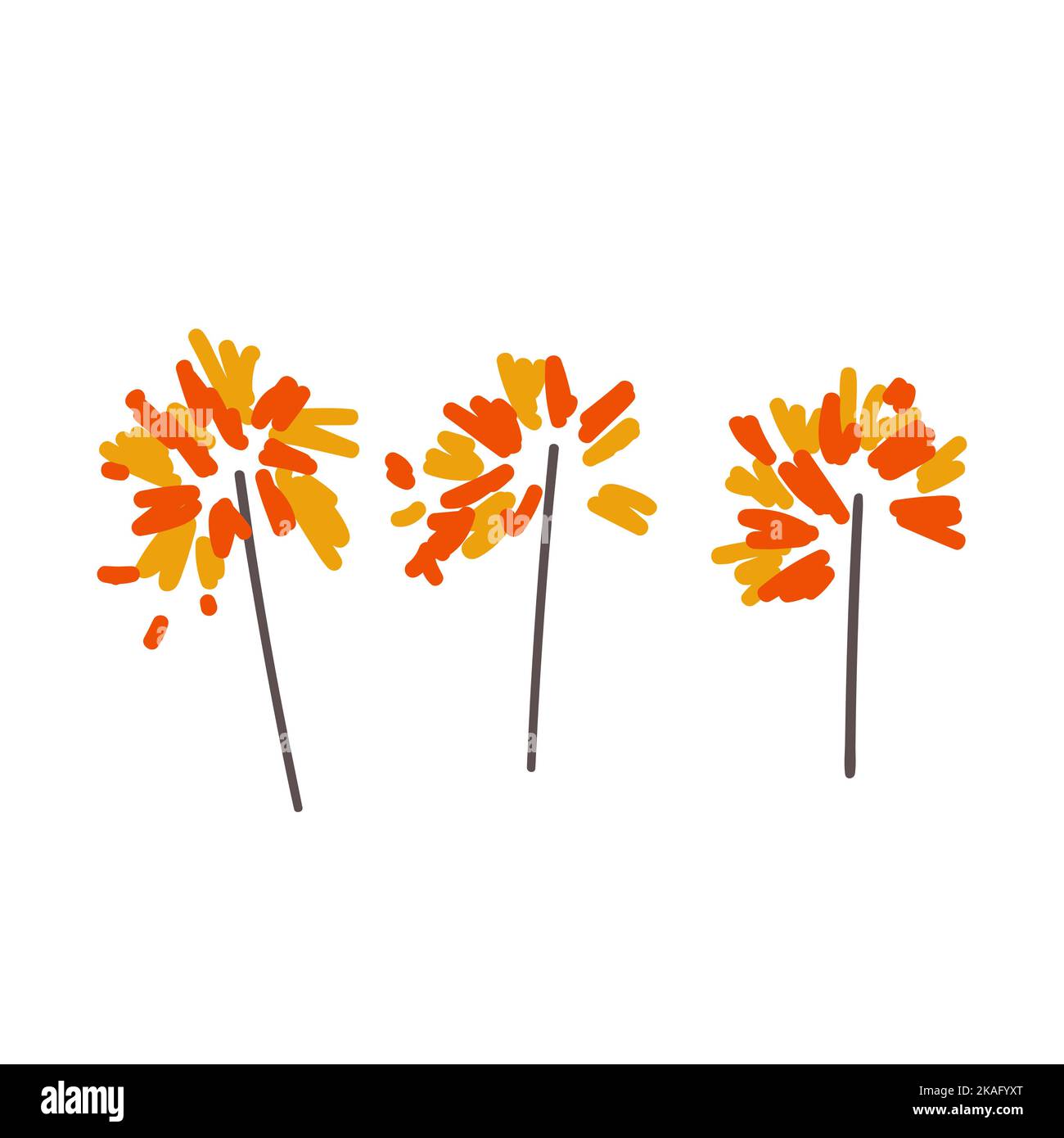 Bright bengali fire. Vector illustration Stock Vector Image & Art - Alamy