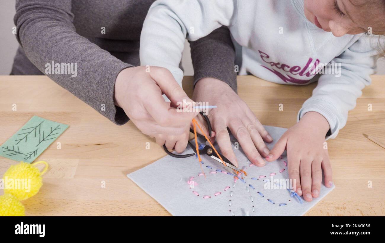 Girl 9 craft fabric hi-res stock photography and images - Alamy