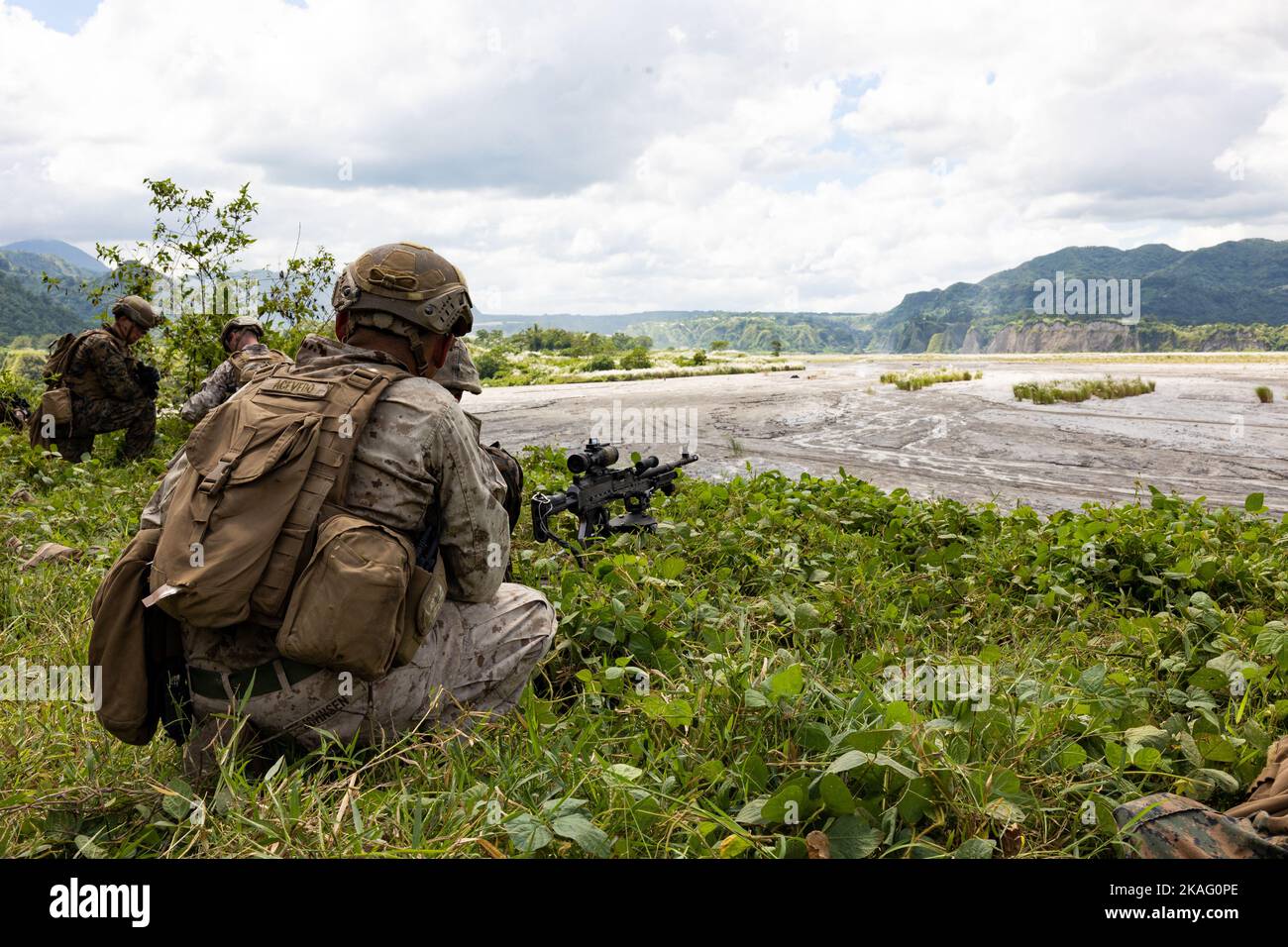 U.S. Marine Corps Lance Cpl. Marcus Acevedo, an infantry Marine with ...
