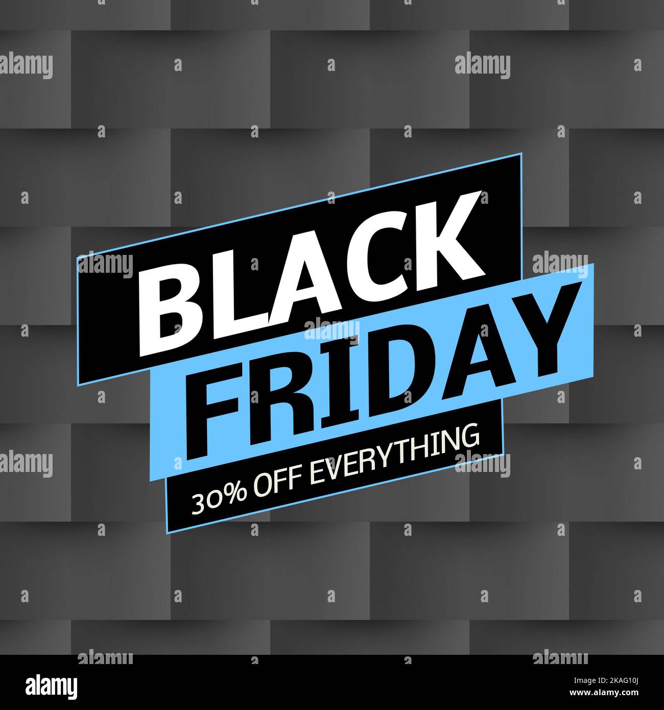 Composition of black friday 30 percent off everything text over shapes ...