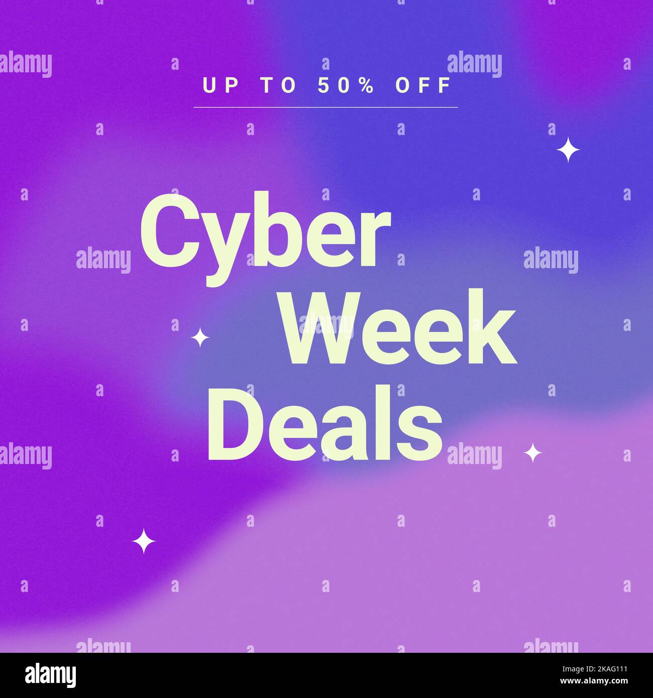 Image of cyber week deals text on purple background Stock Photo - Alamy