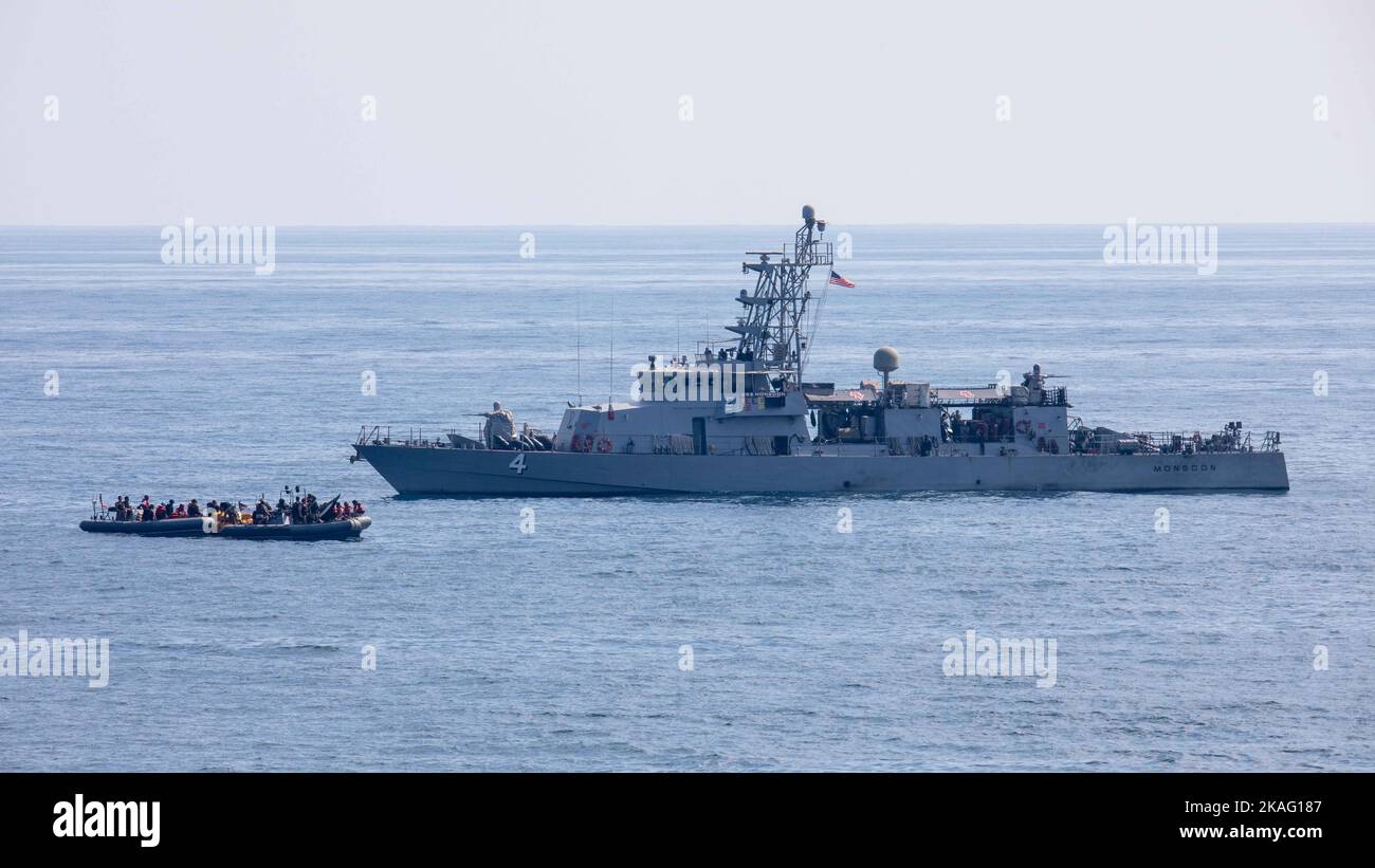 221027-N-EH998-1220 GULF OF ADEN (Oct. 27, 2022) Patrol coastal ship ...