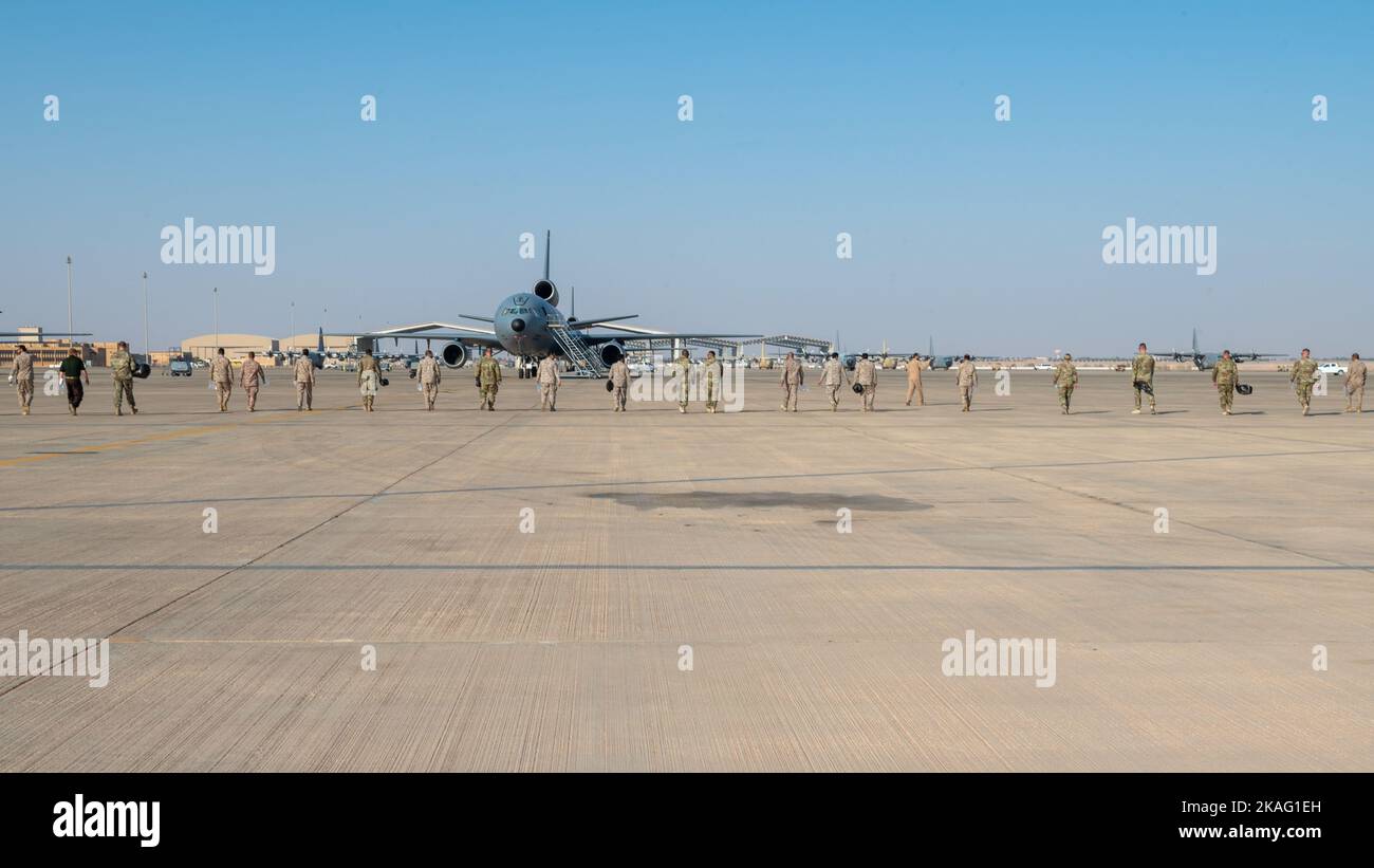 Airmen Assigned to the 378th Air Expeditionary Wing and members of the ...