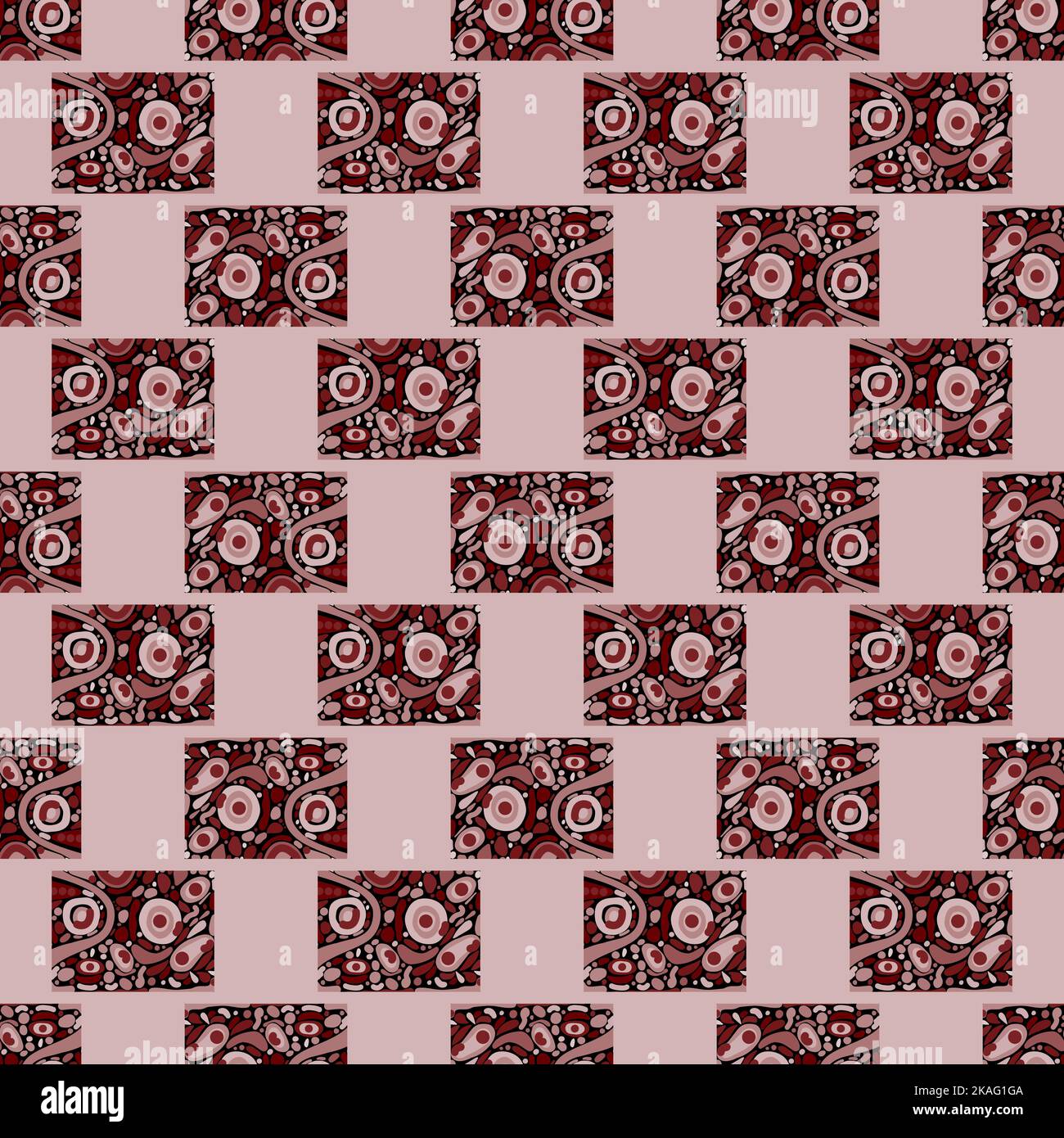 Seamless decorative pattern. Repeated modern background for wallpaper ...