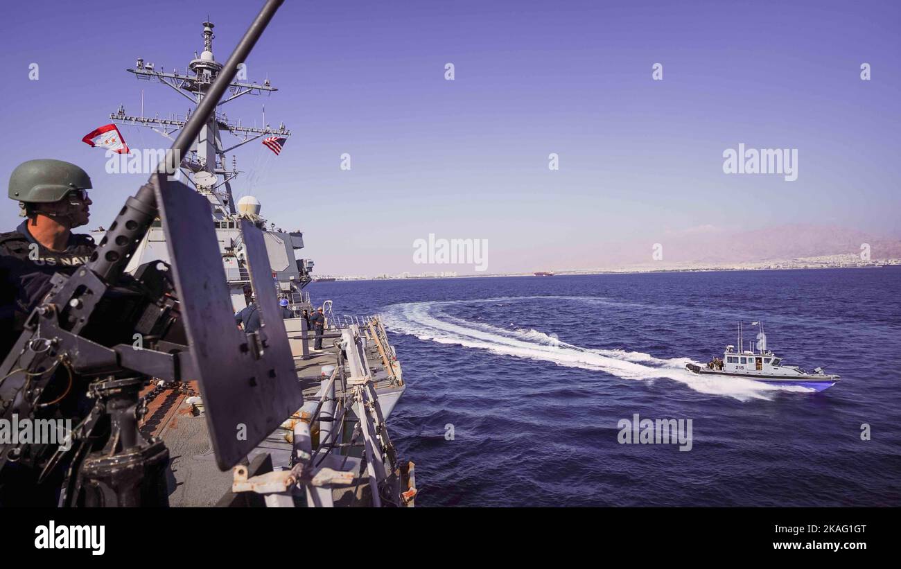 221031-N-NO146-1001 GULF OF AQABA (October 31, 2022) The guided-missile ...