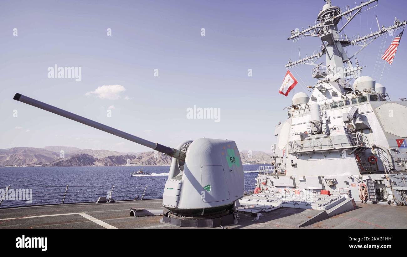 221031-N-NO146-1002 GULF OF AQABA (October 31, 2022) The guided-missile ...