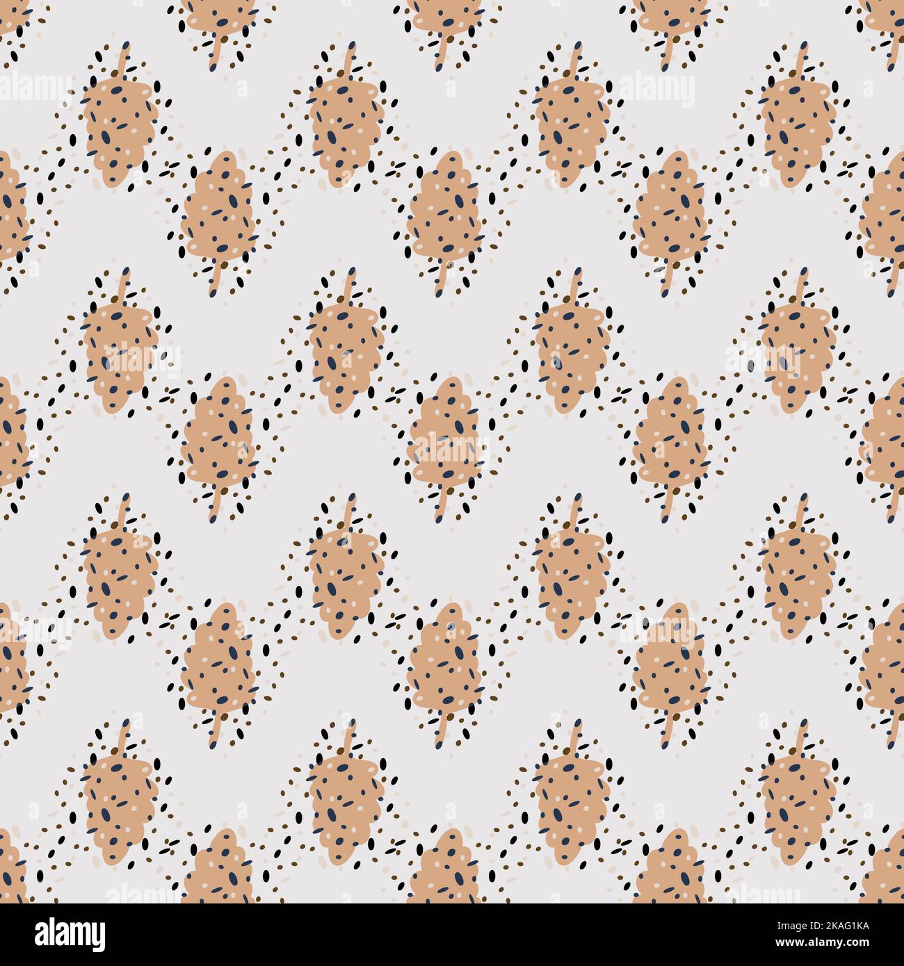 Seamless decorative pattern. Repeated modern background for wallpaper ...