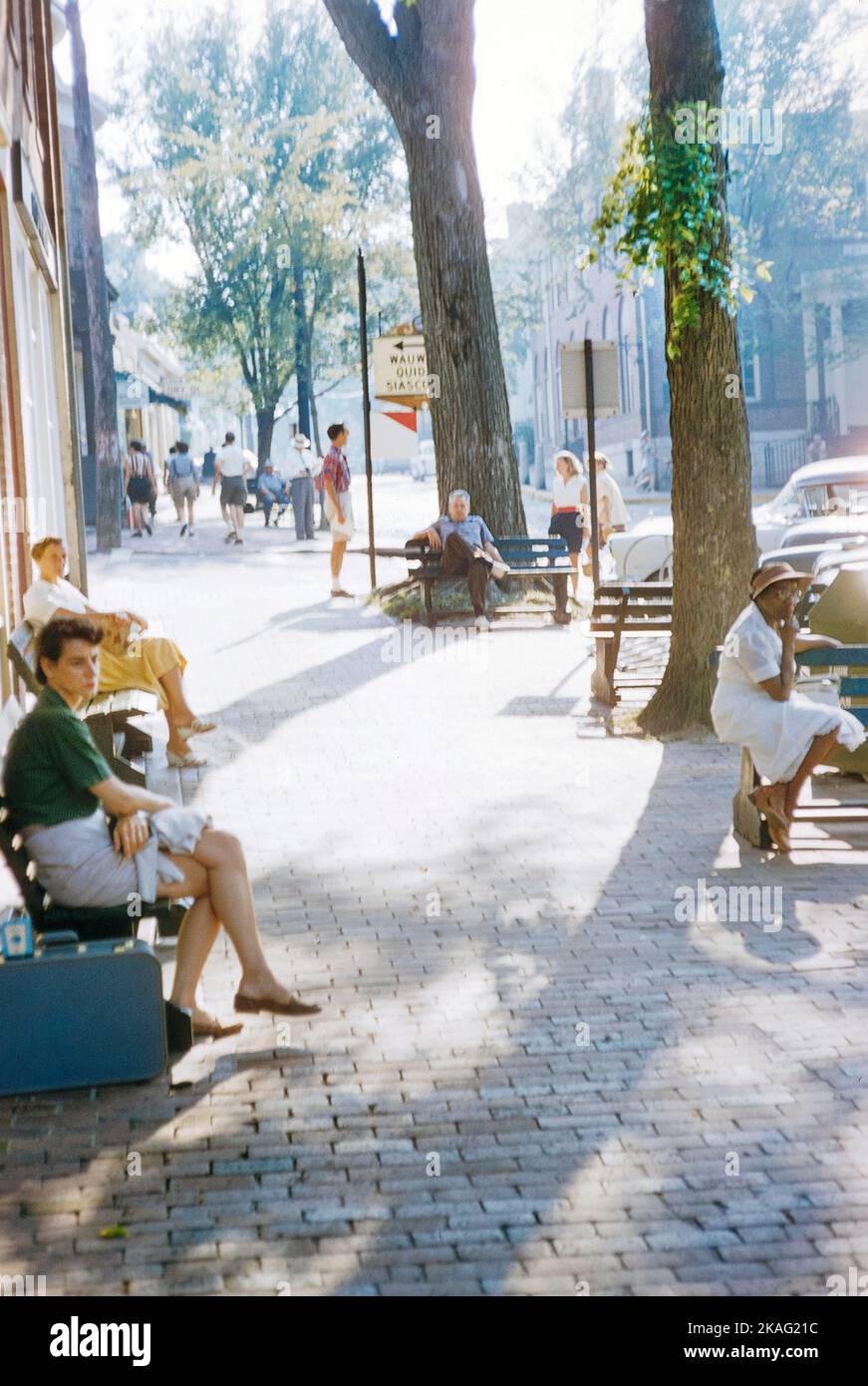 Street Scene, Nantucket, Massachusetts, USA, Toni Frissell Collection ...