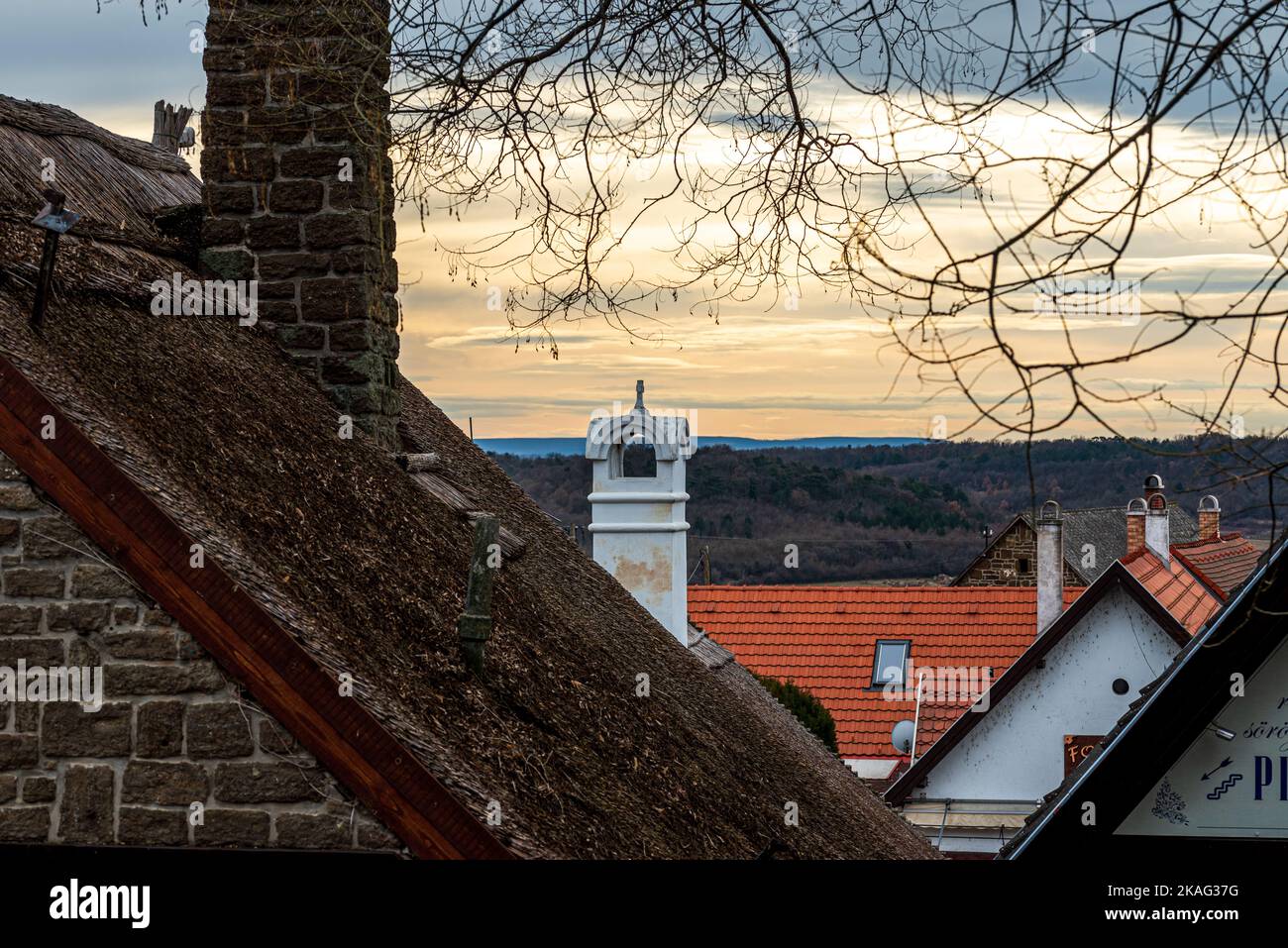 Old traditional rooftop chimneys hi-res stock photography and images ...