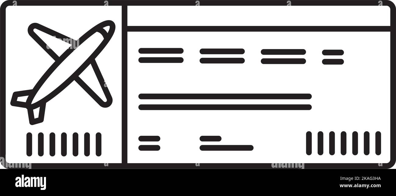 boarding pass icon Stock Vector Image & Art - Alamy