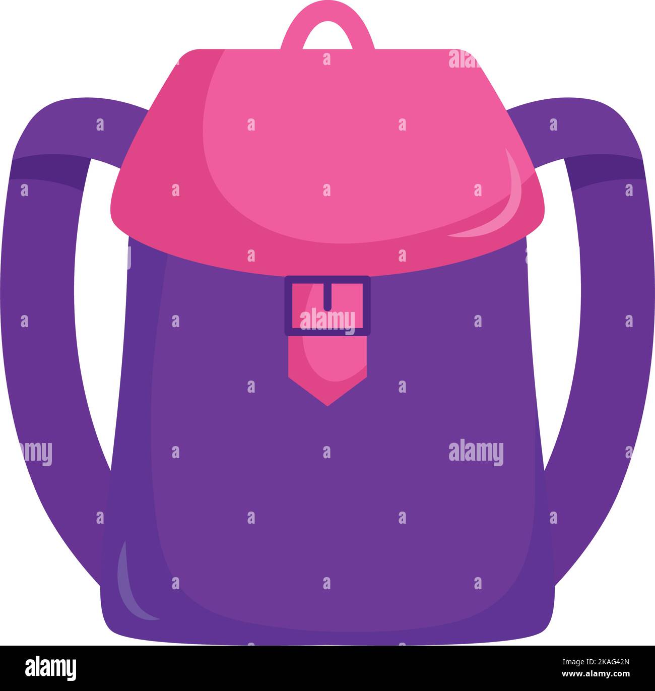 Purple schoolbag Cut Out Stock Images & Pictures - Alamy