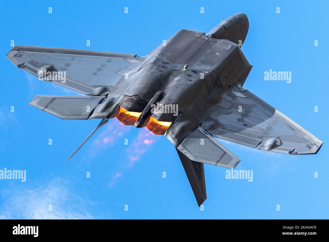 U.S. Air Force Maj. Joshua “Cabo” Gunderson, F-22 Raptor Demonstration ...