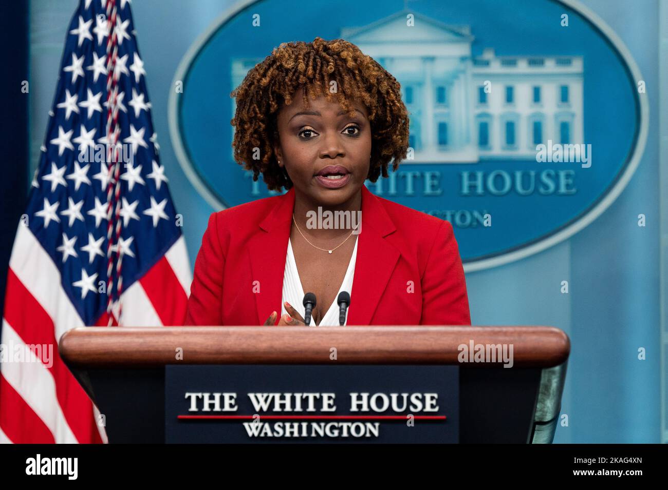 Washington, United States. 02nd Nov, 2022. White House Press Secretary ...