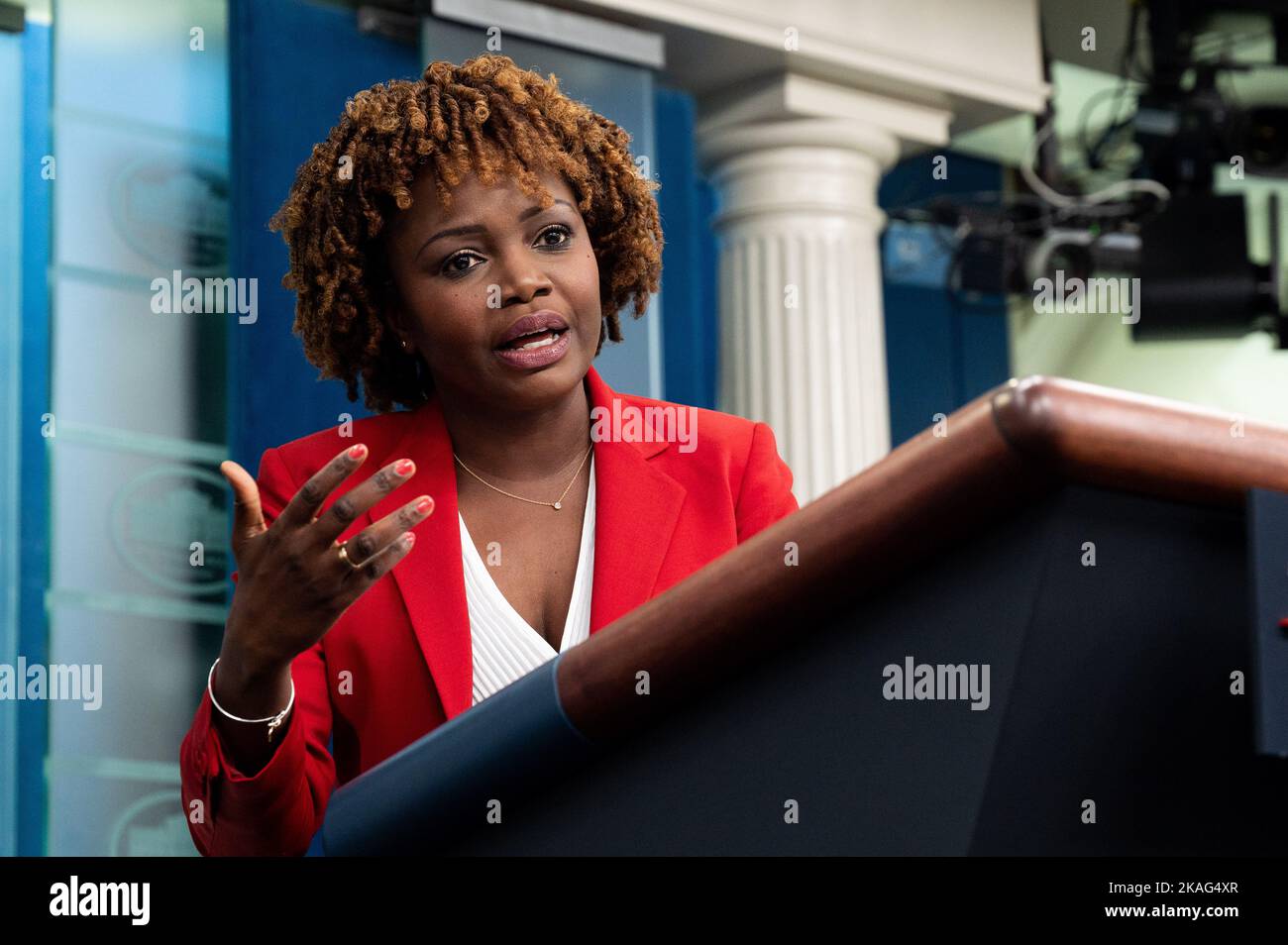 Washington, United States. 02nd Nov, 2022. White House Press Secretary ...