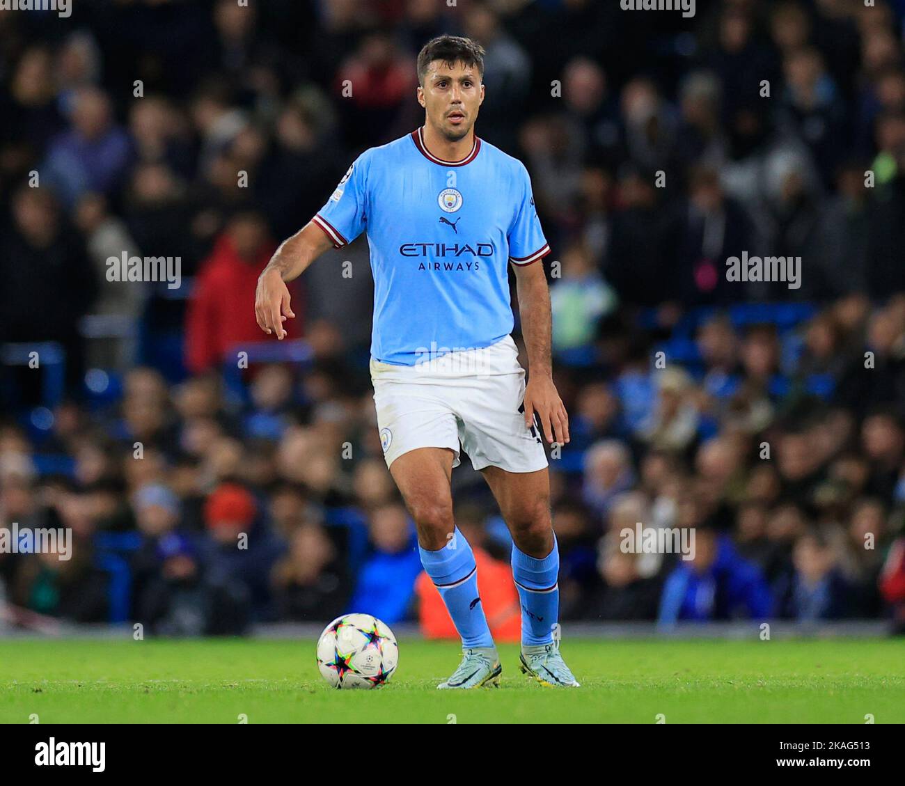Rodrigo #16 of Manchester City during the UEFA Champions League match ...