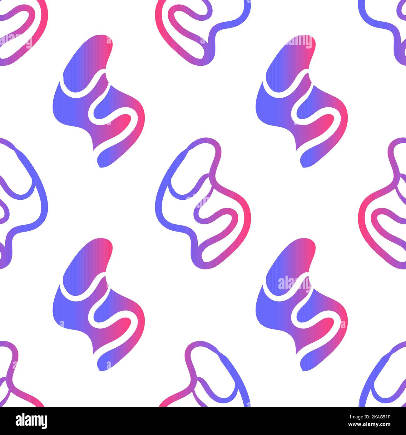 A seamless pattern of geometric shapes on a white background, perfect ...