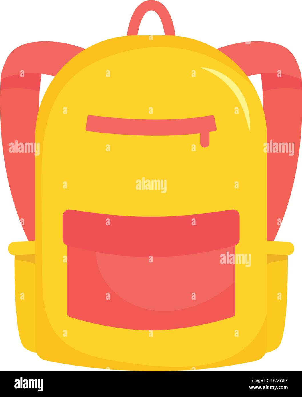 yellow backpack icon Stock Vector Image & Art - Alamy