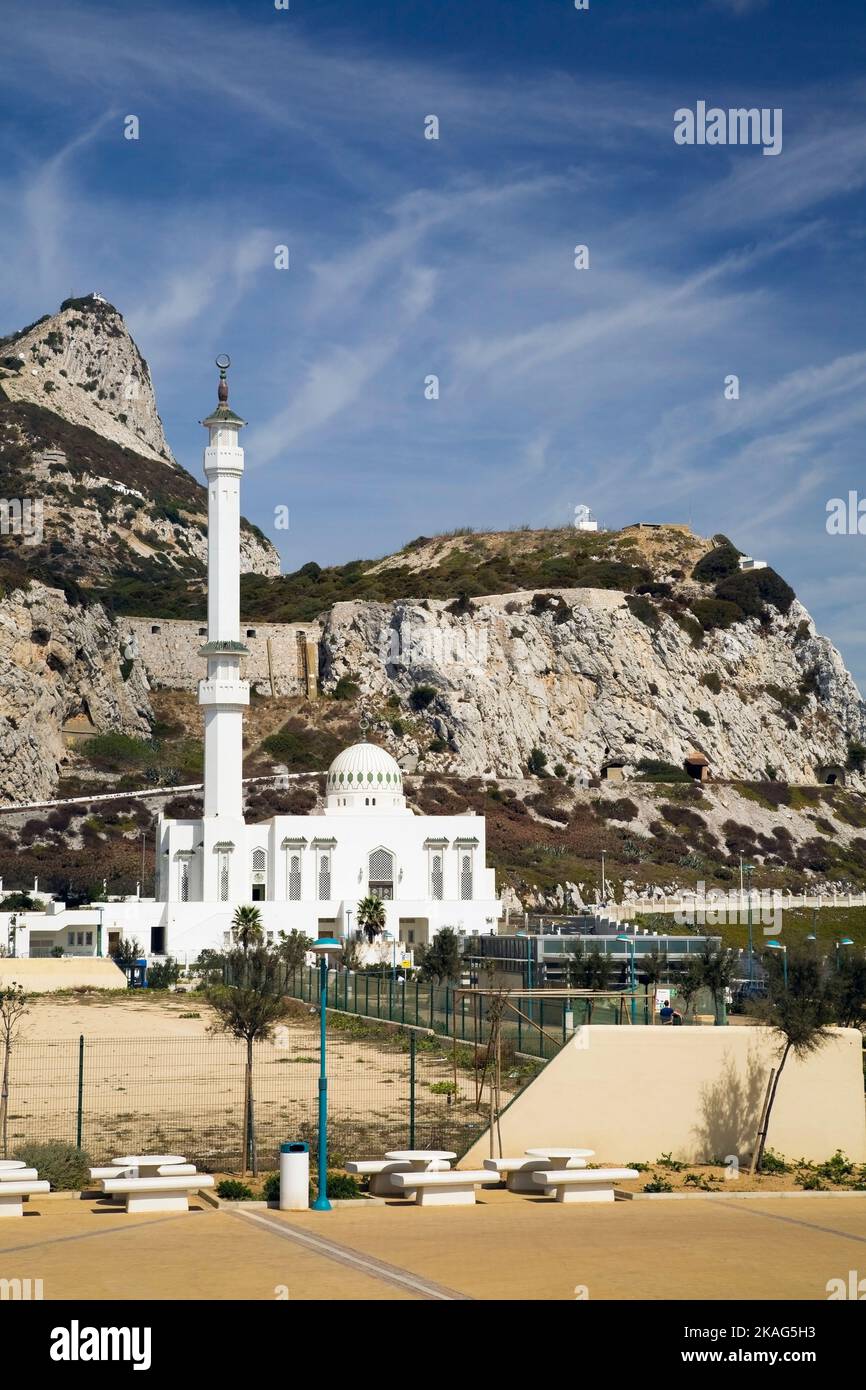 Ibrahim Al-Ibrahim Mosque, Gibraltar Stock Photo - Alamy