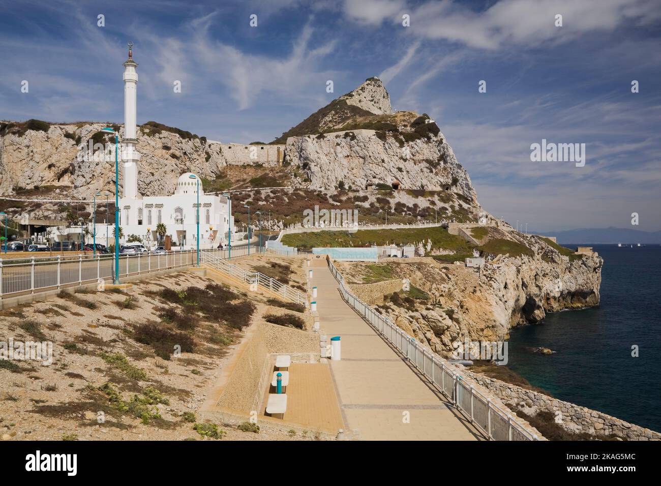 Ibrahim Al-Ibrahim Mosque, Gibraltar Stock Photo - Alamy
