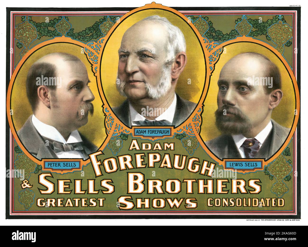 Circus poster by Adam Forepaugh & Sells Brothers great shows ...