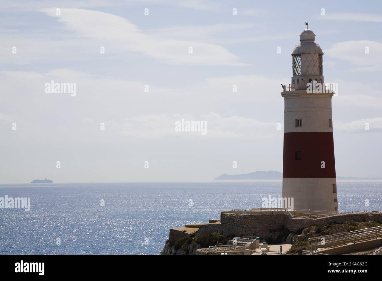 Lighthouse at Europa Point, Gibraltar Stock Photo - Alamy