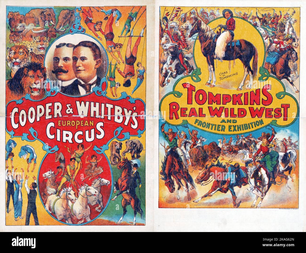 Tompkin's real wild west frontier exhibition - Cooper and Whitby's ...