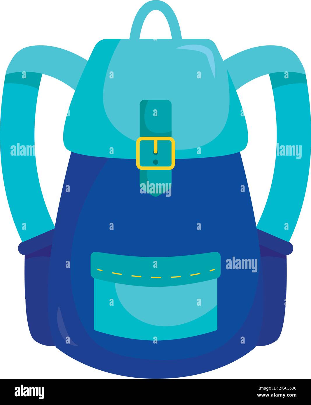 blue school bag Stock Vector Image & Art - Alamy
