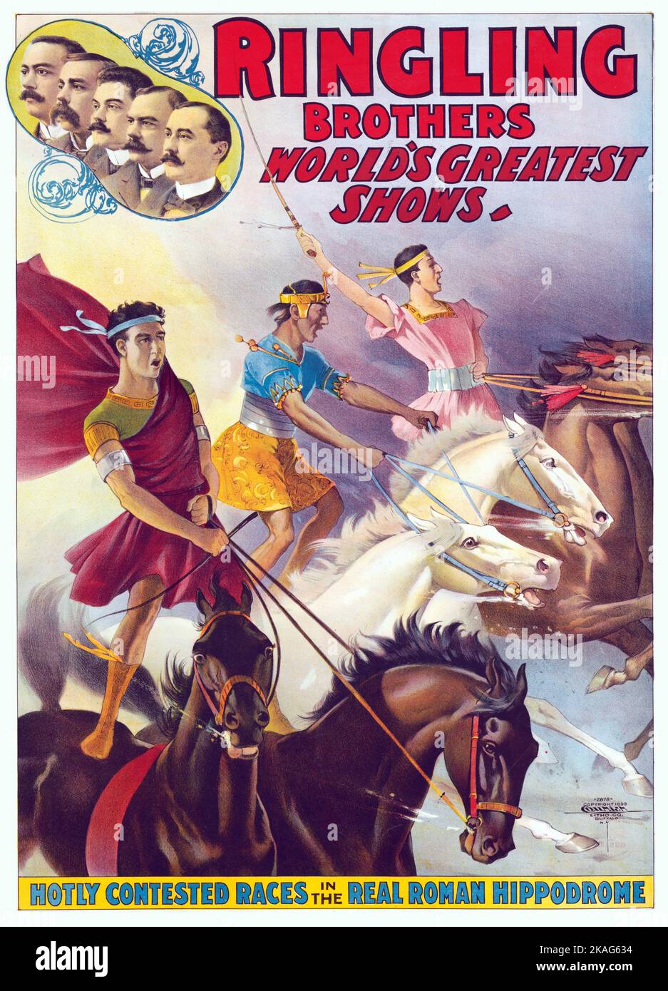 Vintage Circus Poster - Ringling Brothers world's greatest shows ...