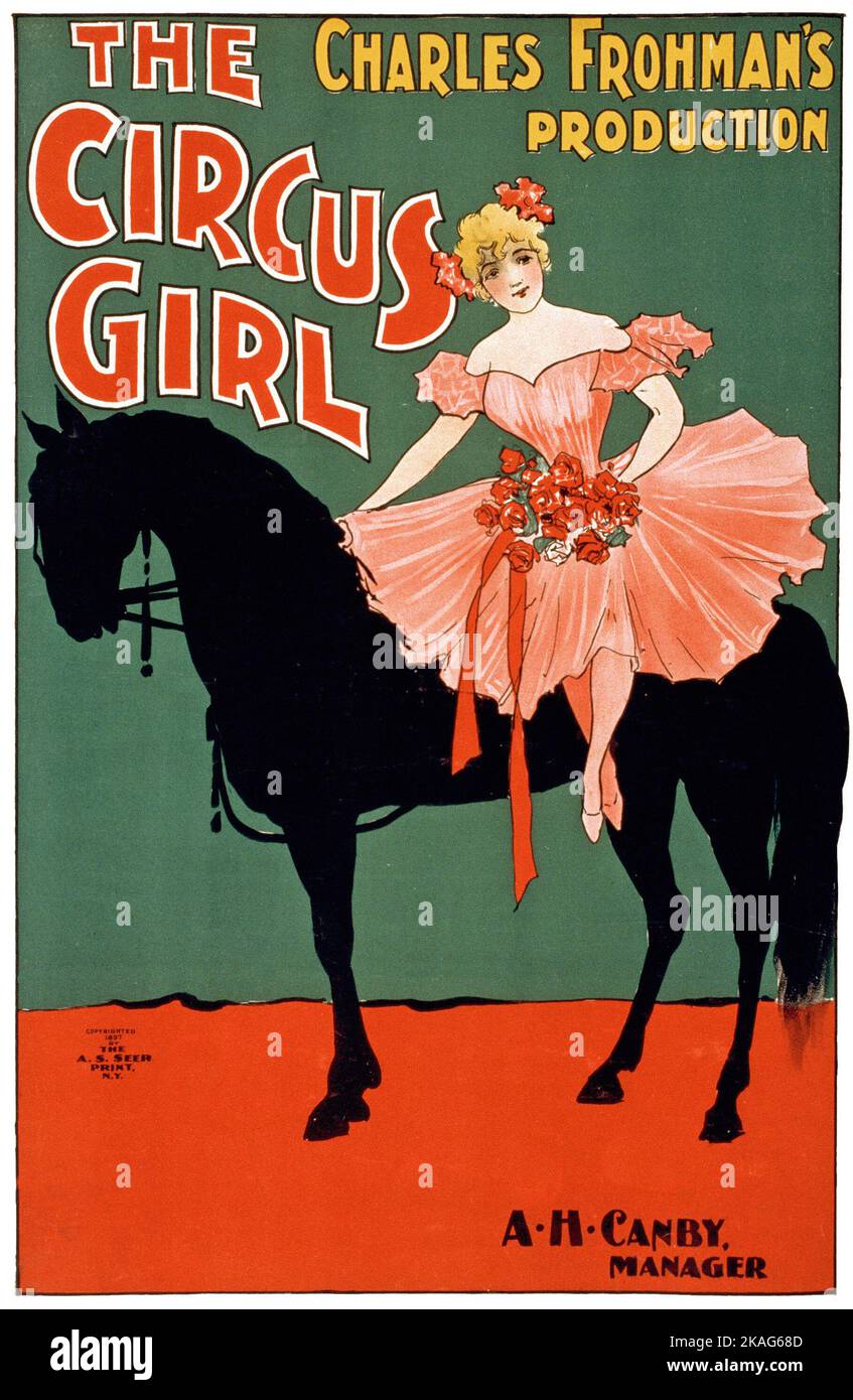 Charles Frohman's production, The circus girl - A Seer Print c 1897 ...
