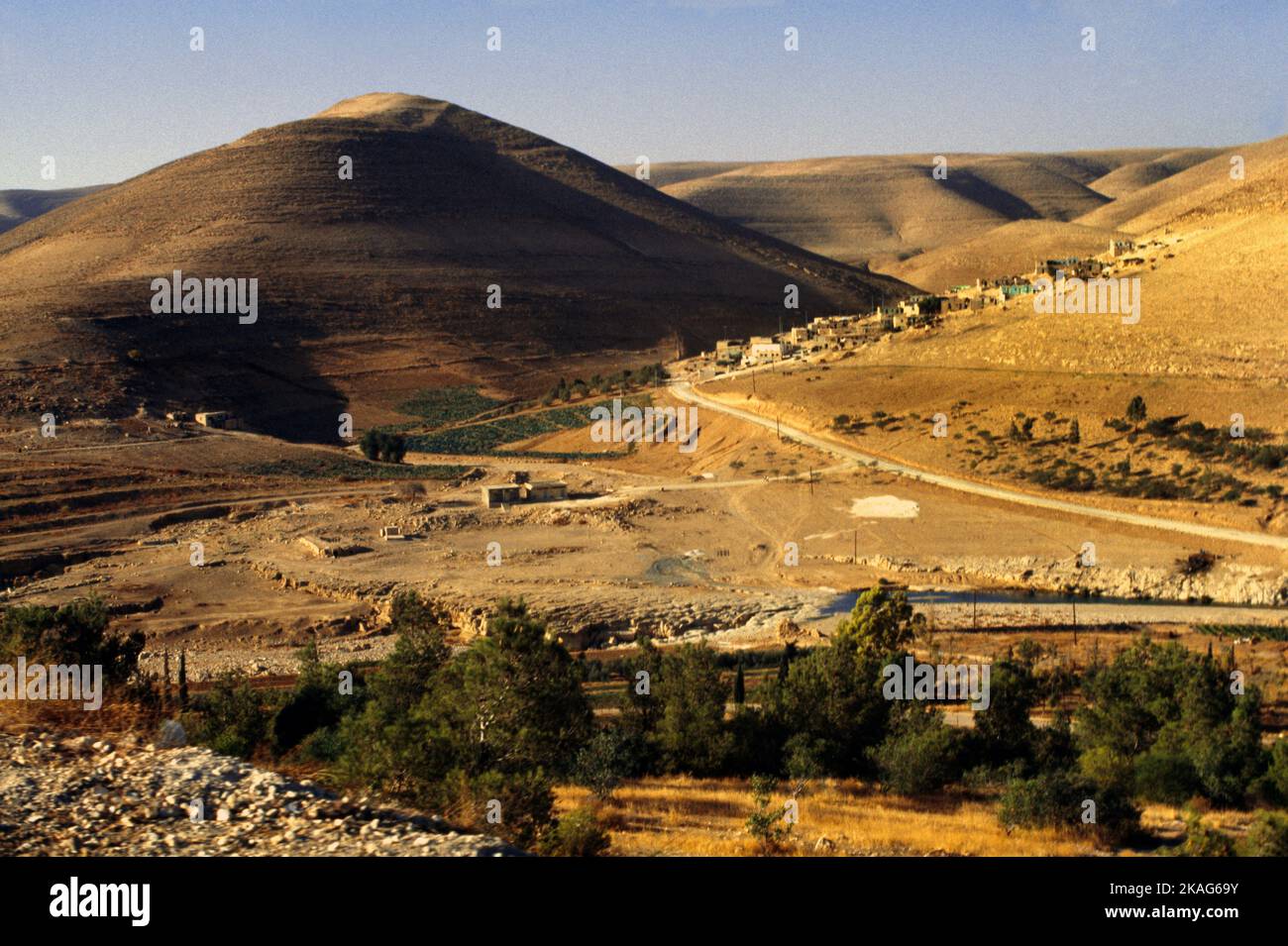 Jordan King's Highway Oasis Wadi Araba Agriculture Stock Photo - Alamy